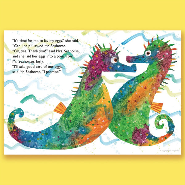Mister Seahorse: Board Book by Eric Carle – Collage Collage