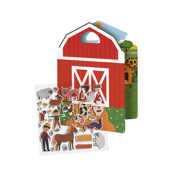 Scenery Sticker Set – Farm Animals – Collage Collage