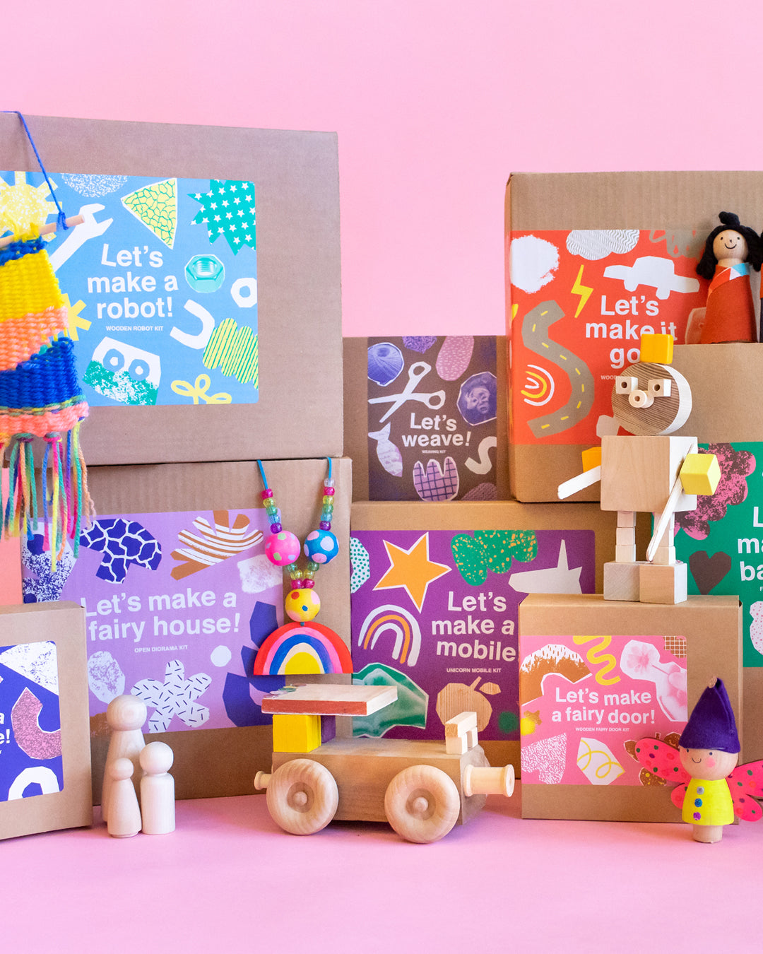 All Dressed Up! New Packaging + Videos for ALL OUR KITS – Collage Collage