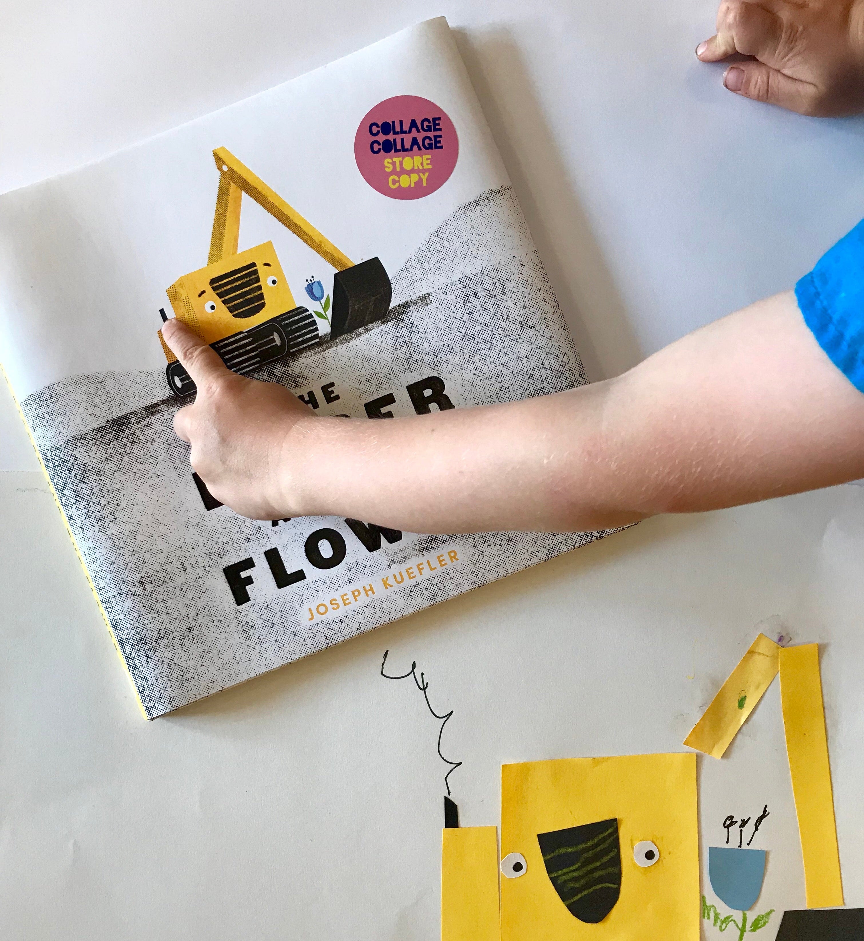 “The Digger and The Flower” – Collage Collage