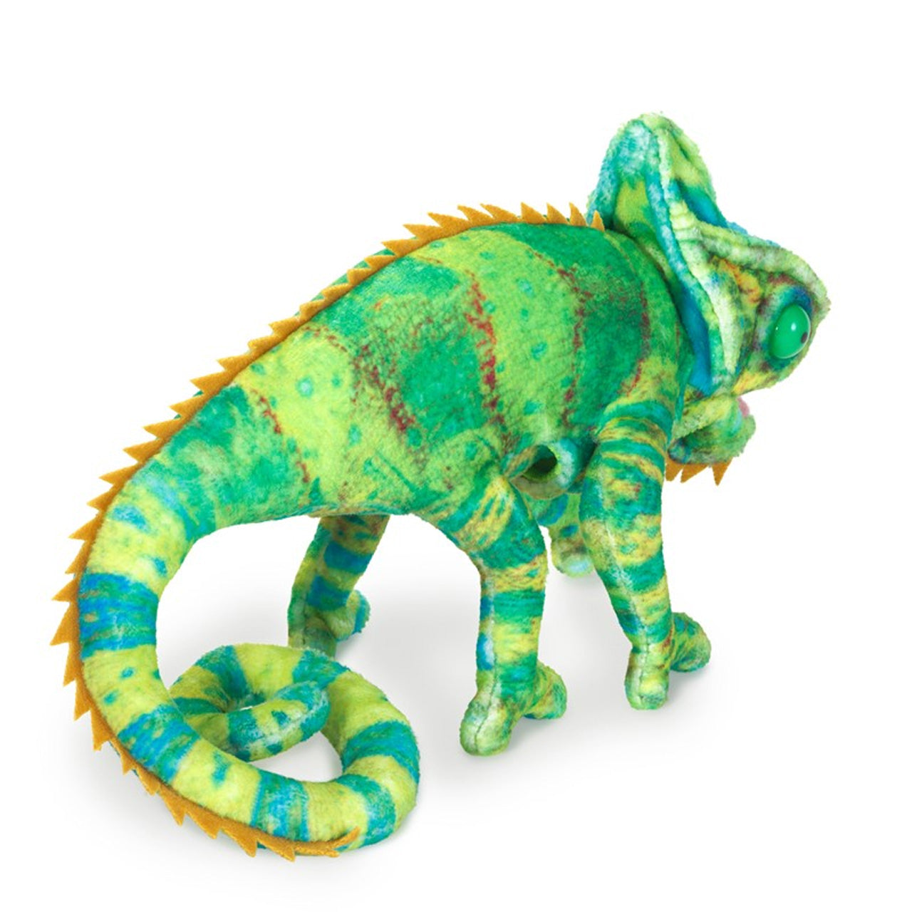 Mini Chameleon Finger Puppet – Collage Collage