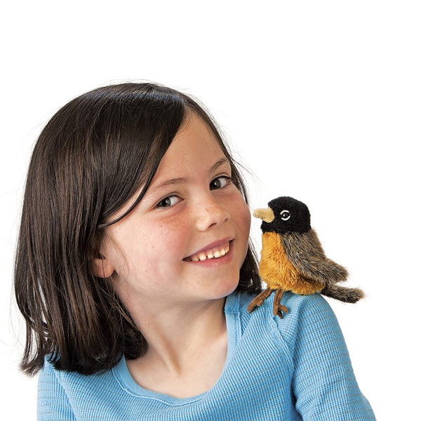 Mini Robin Finger Puppet – Collage Collage
