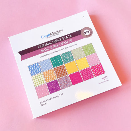 Origami Paper in Pretty Patterns – Super Stack 180 sheets – Collage Collage