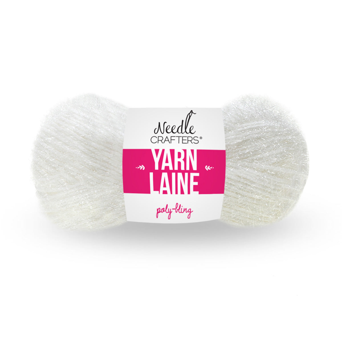 Poly-Bling Yarn – White – Collage Collage