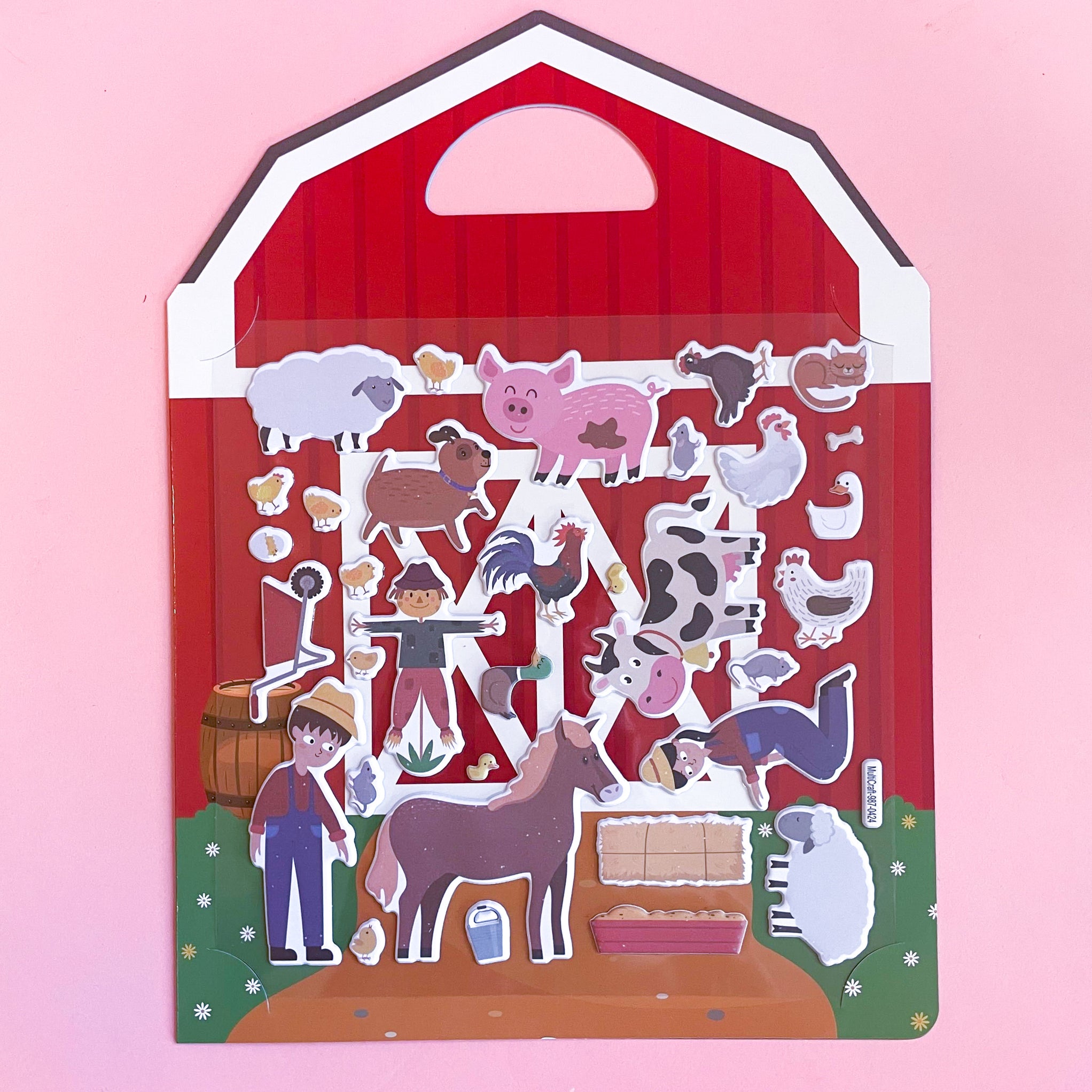 Scenery Sticker Set – Farm Animals – Collage Collage
