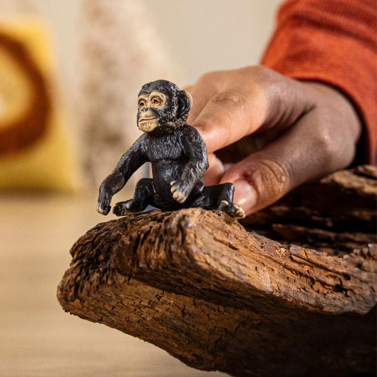 Schleich Wild Life Chimpanzee Cub – Collage Collage