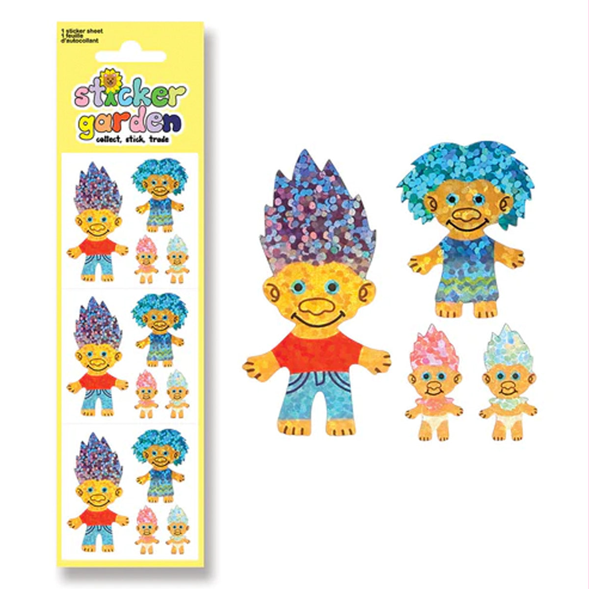 Sparkle Trolls Stickers – Collage Collage