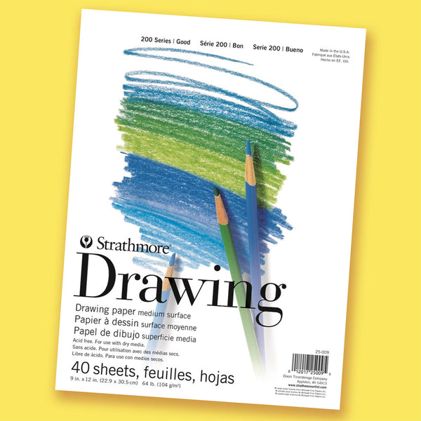 Strathmore 100 Series Construction Paper Pad 9" x 12" – Collage Collage