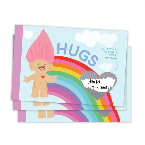 Troll Scratch Off Valentine's Cards – Pack of 24 – Collage Collage