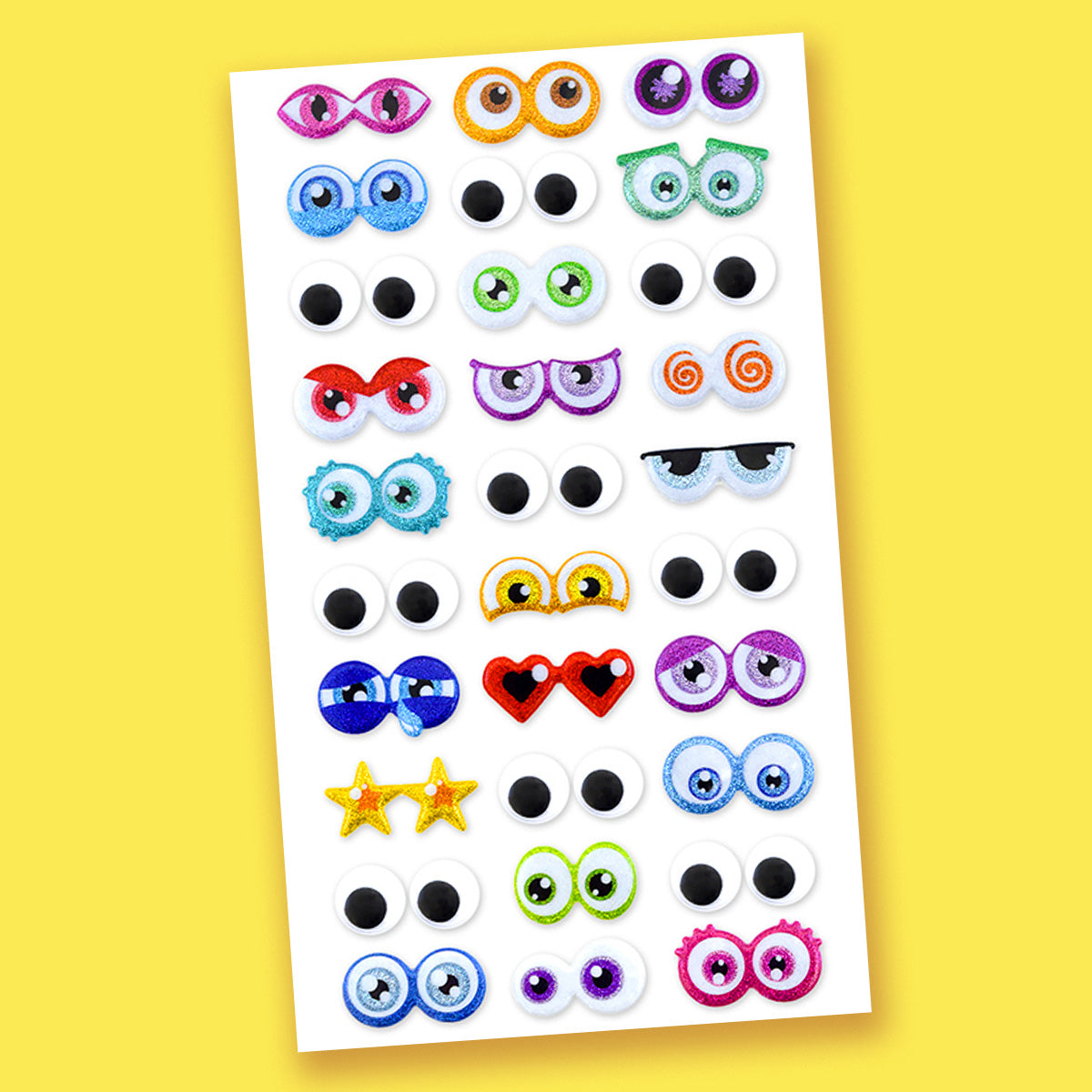 Animated Googly Eyes Self Adhesive Stickers – Collage Collage