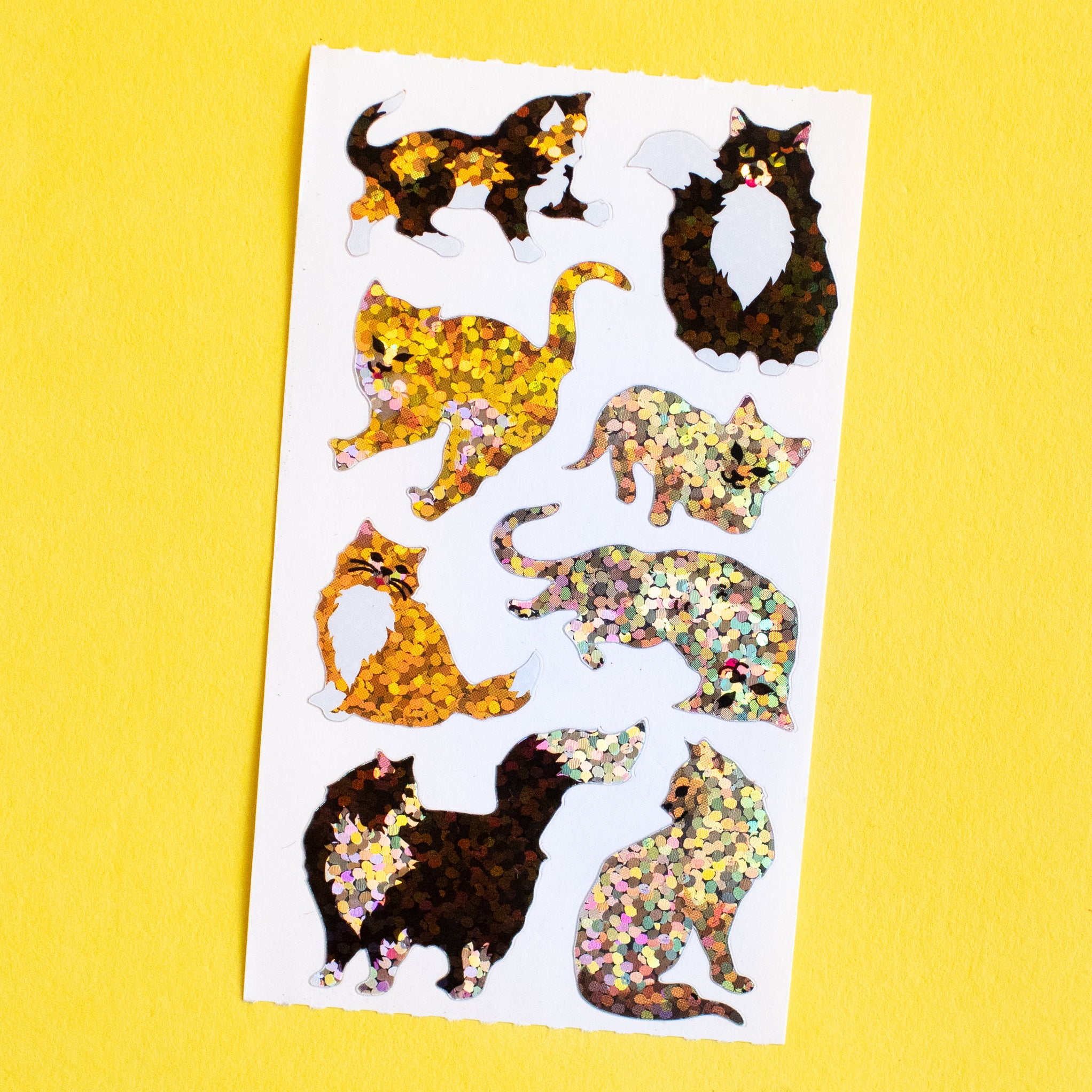 Cats & Kittens Prismatic Stickers – Collage Collage