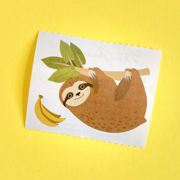 Sloth - Stickers on the Roll by Mrs. Grossman’s – Collage Collage