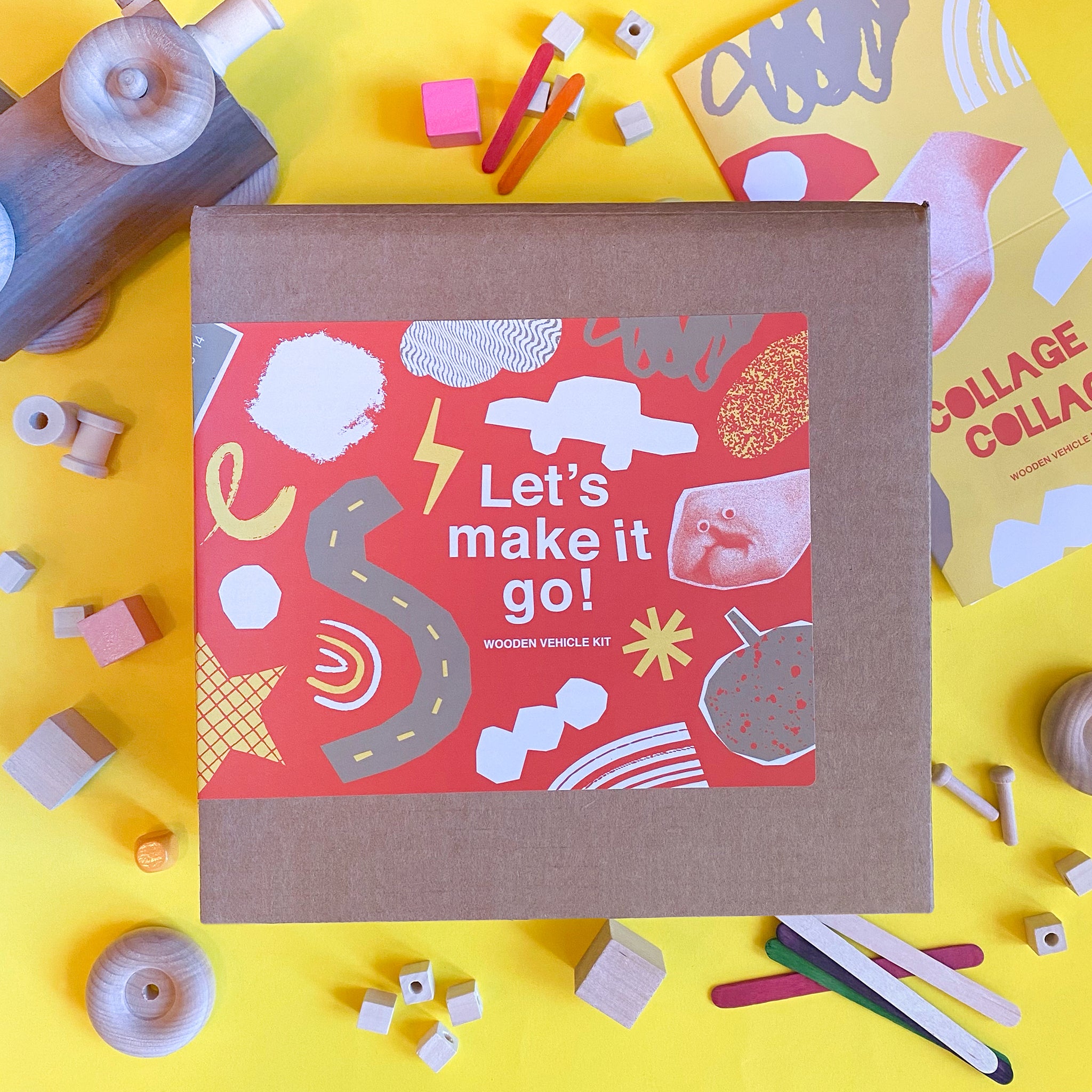 Wooden Vehicle Kit – Collage Collage